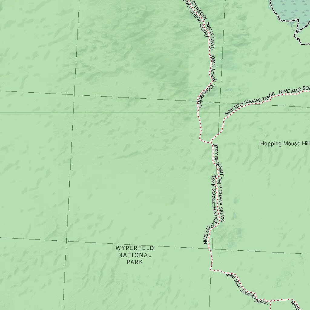 Getlost Map SI5415 OUYEN Australia Touring Map V15 1:250,000 by Getlost ...