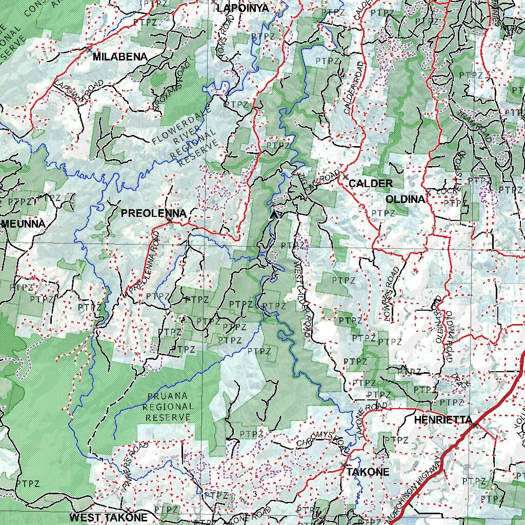 Getlost Map SK5503 BURNIE Australia Touring Map V15 1:250,000 by ...