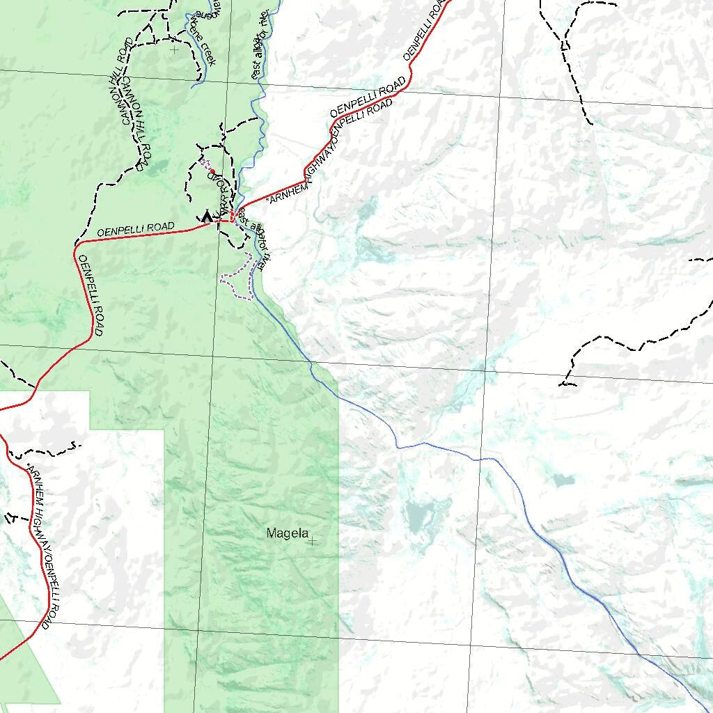 Getlost Map SD5301 ALLIGATOR RIVER Australia Touring Map V15 1:250,000 ...