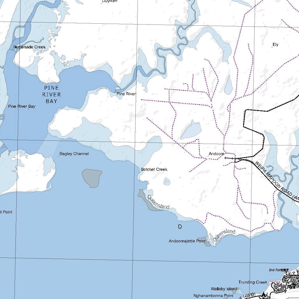 Getlost Map SD5403 WEIPA Australia Touring Map V15 1:250,000 by Getlost ...