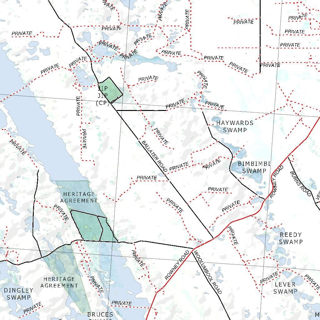 Getlost Map SJ5402 NARACOORTE Australia Touring Map V15 1:250,000 by ...