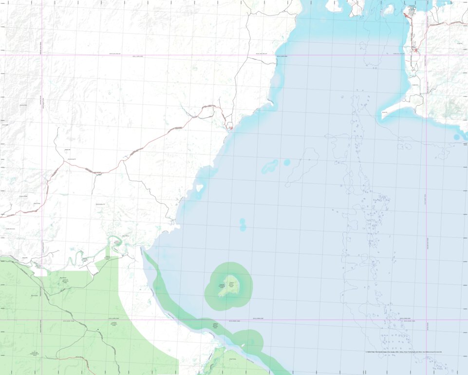 Getlost Map SD5311 ROPER RIVER Australia Touring Map V15 1:250,000 by ...