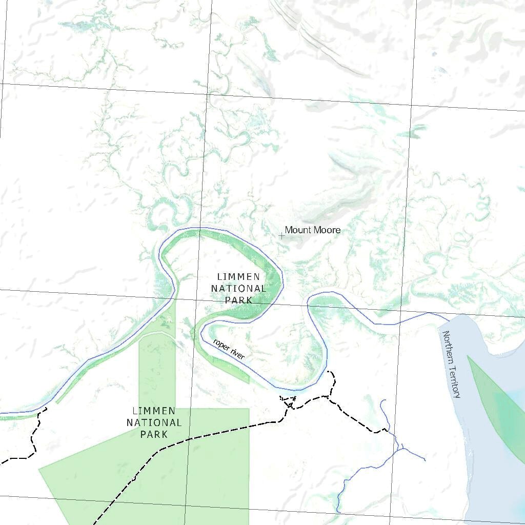 Getlost Map SD5311 ROPER RIVER Australia Touring Map V15 1:250,000 by ...