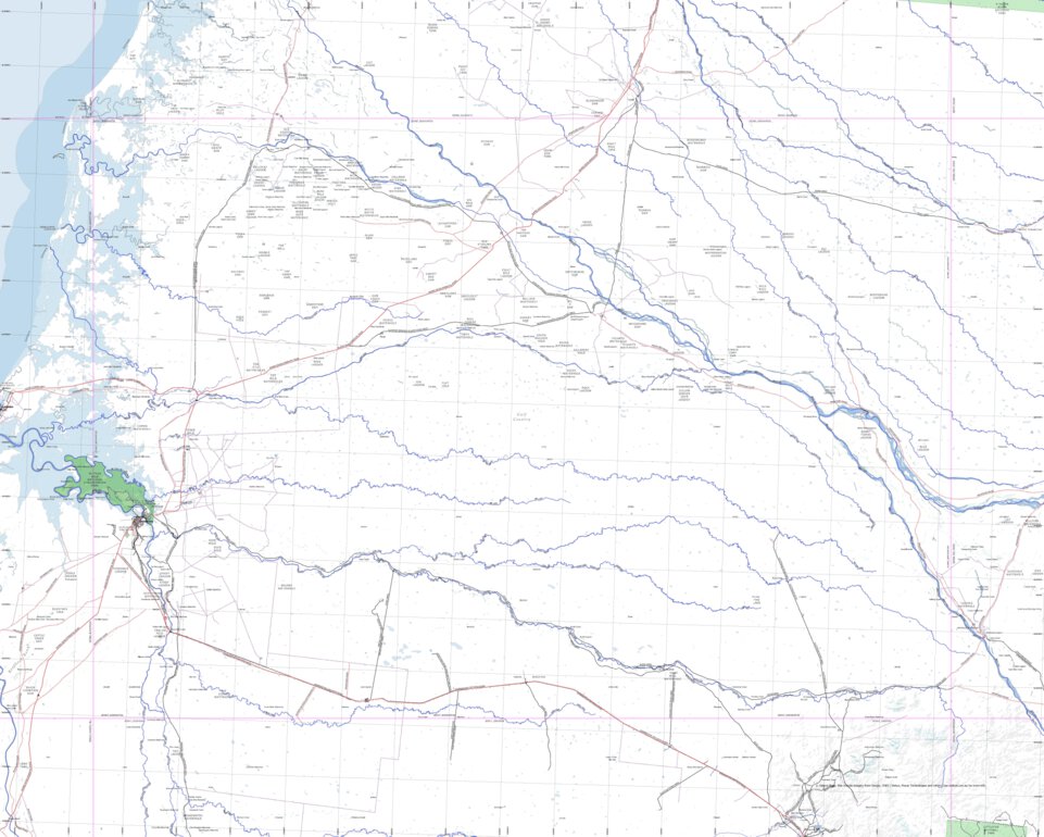 Getlost Map SE5407 NORMANTON Australia Touring Map V15 1:250,000 by ...