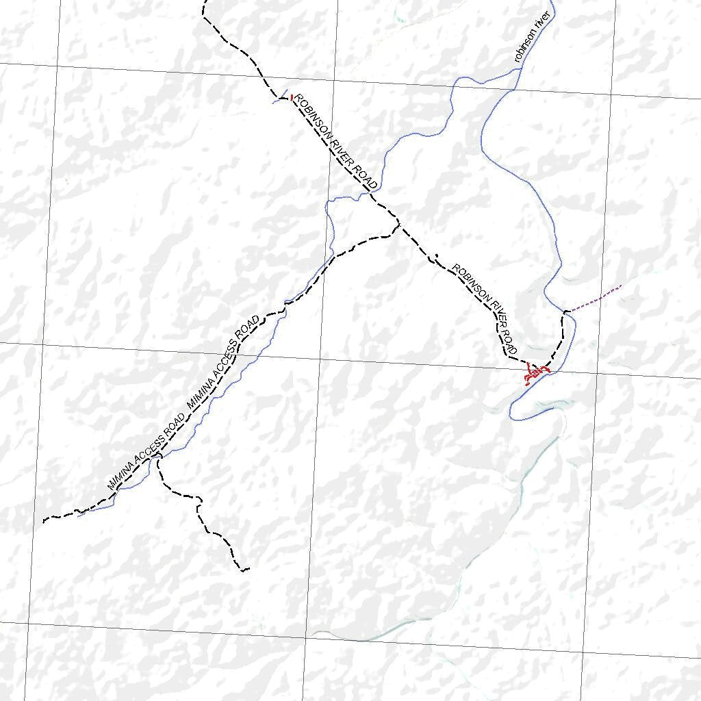 Getlost Map SE5304 ROBINSON RIVER Australia Touring Map V15 1:250,000 ...