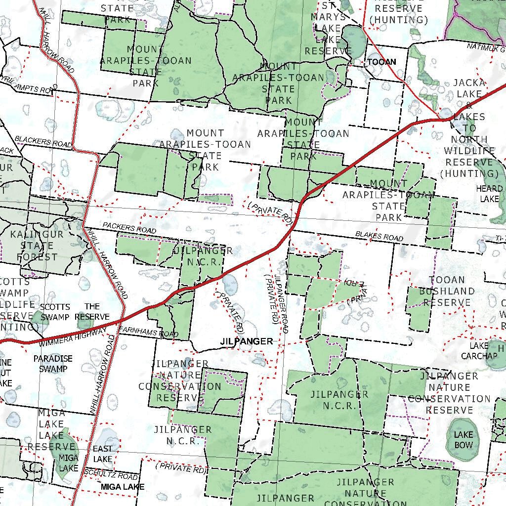 Getlost Map SJ5403 HORSHAM Australia Touring Map V15 1:250,000 by ...