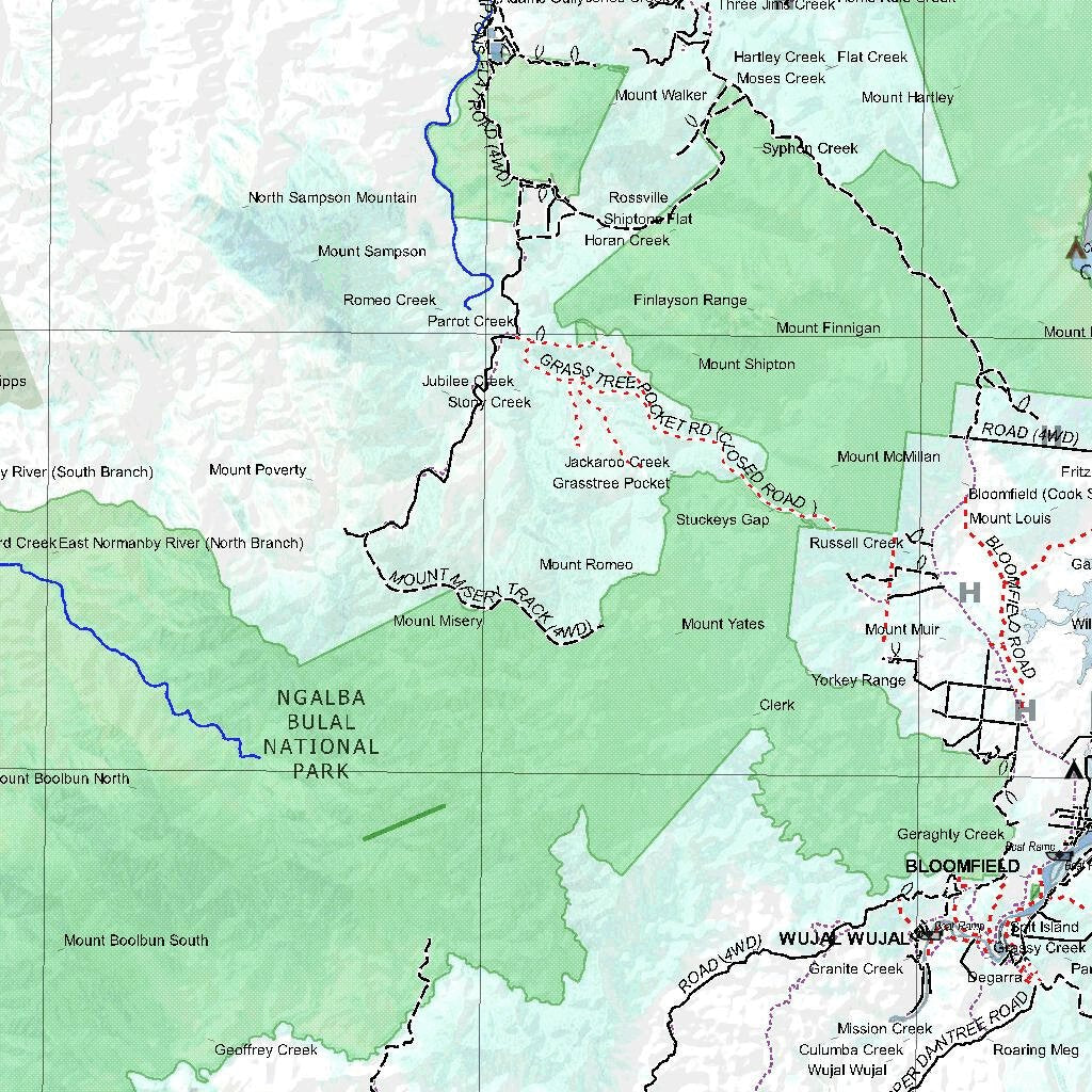 Getlost Map SD5513 COOKTOWN Australia Touring Map V15 1:250,000 by ...