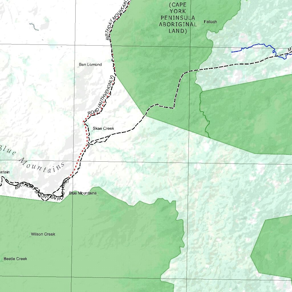 Getlost Map SD5408 COEN Australia Touring Map V15 1:250,000 by Getlost ...