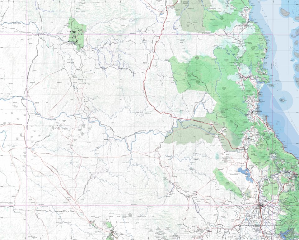 Getlost Map SE5501 MOSSMAN Australia Touring Map V15 1:250,000 by ...