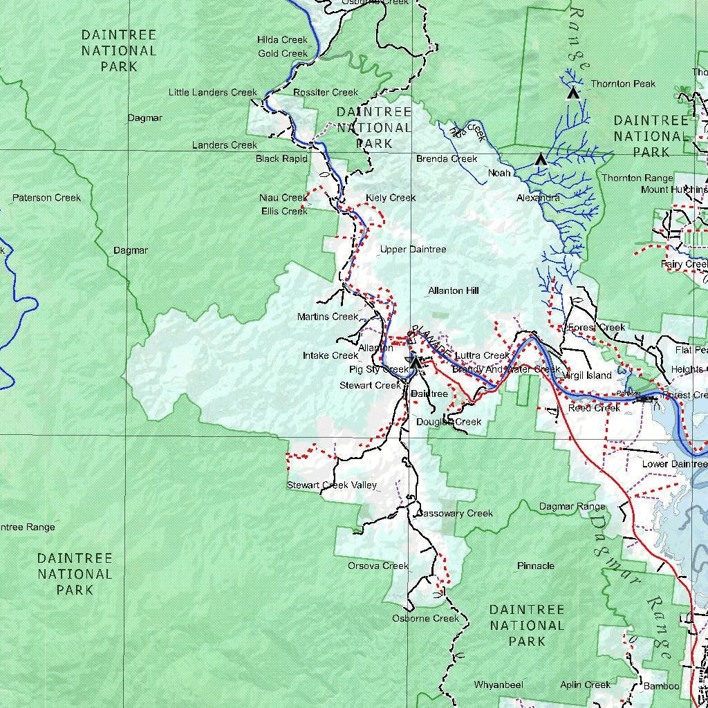 Getlost Map SE5501 MOSSMAN Australia Touring Map V15 1:250,000 by ...