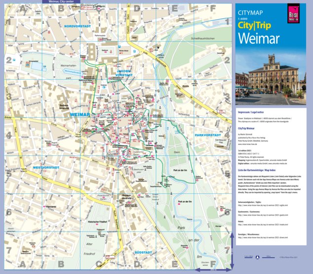 Citymap Weimar 2021 Map by Reise Know-How Verlag Peter Rump GmbH ...