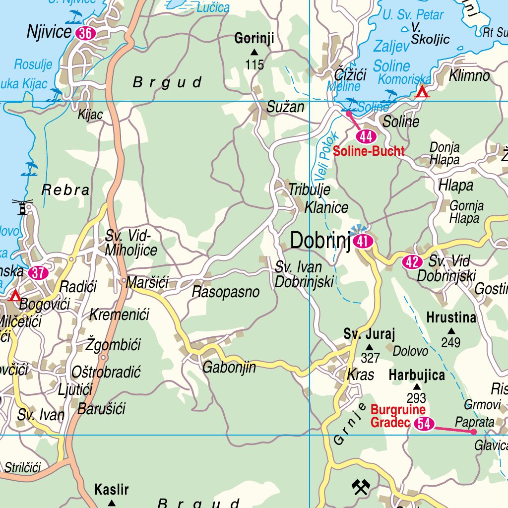 Islandmap Kvarner 2021 Map by Reise Know-How Verlag Peter Rump GmbH ...