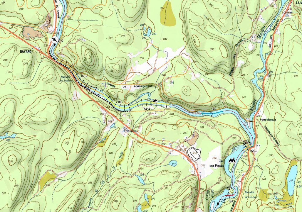 Rivière Rouge ( Canot Kayak ) Map by Canot Kayak Quebec | Avenza Maps