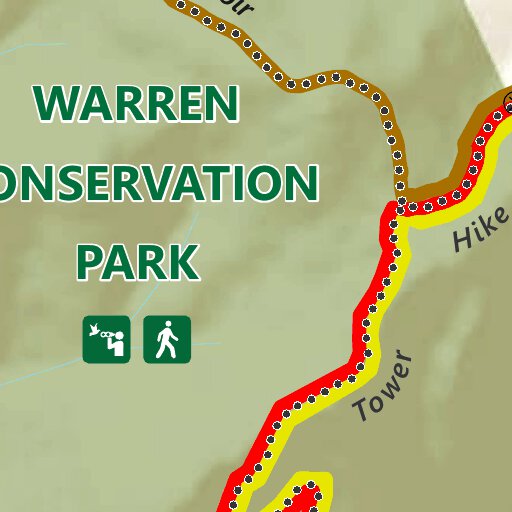 Warren Conservation Park Map by Department for Environment and Water ...