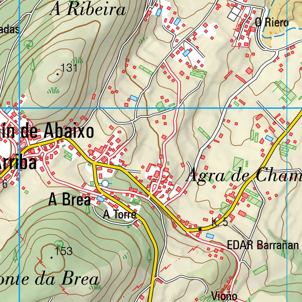 Caión (0044-2) Map by Instituto Geografico Nacional de Espana | Avenza Maps