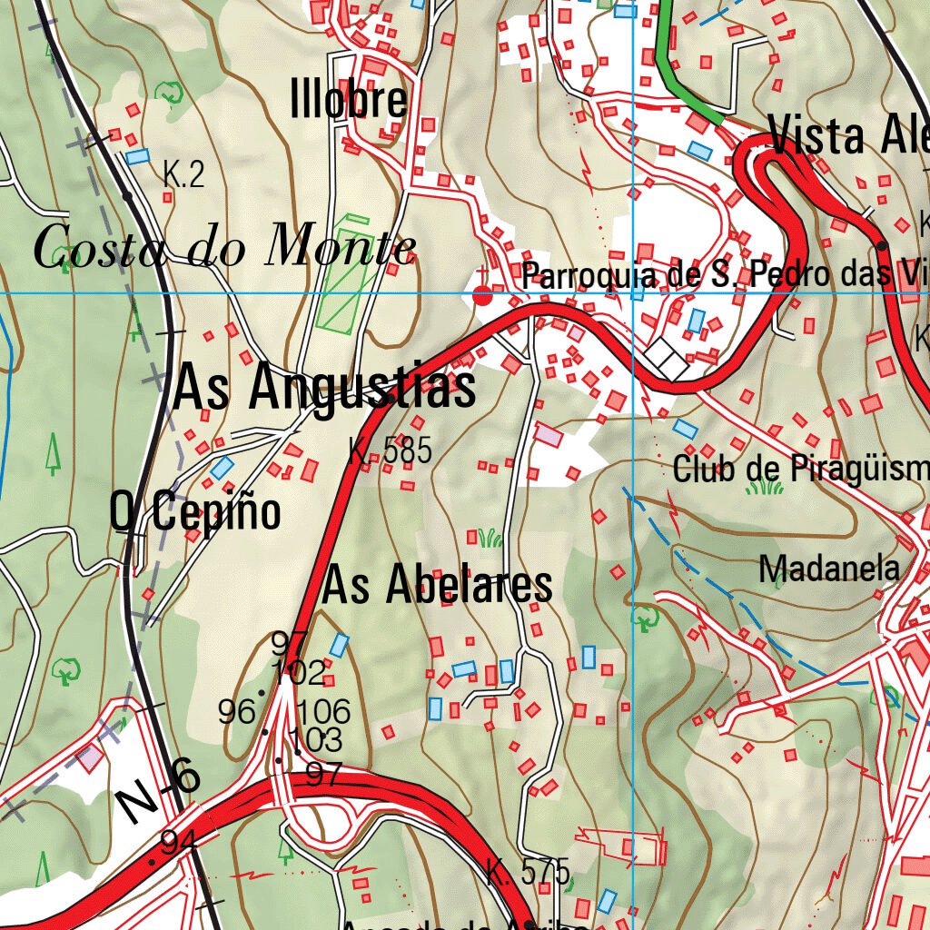 Betanzos (0045-2) Map by Instituto Geografico Nacional de Espana ...