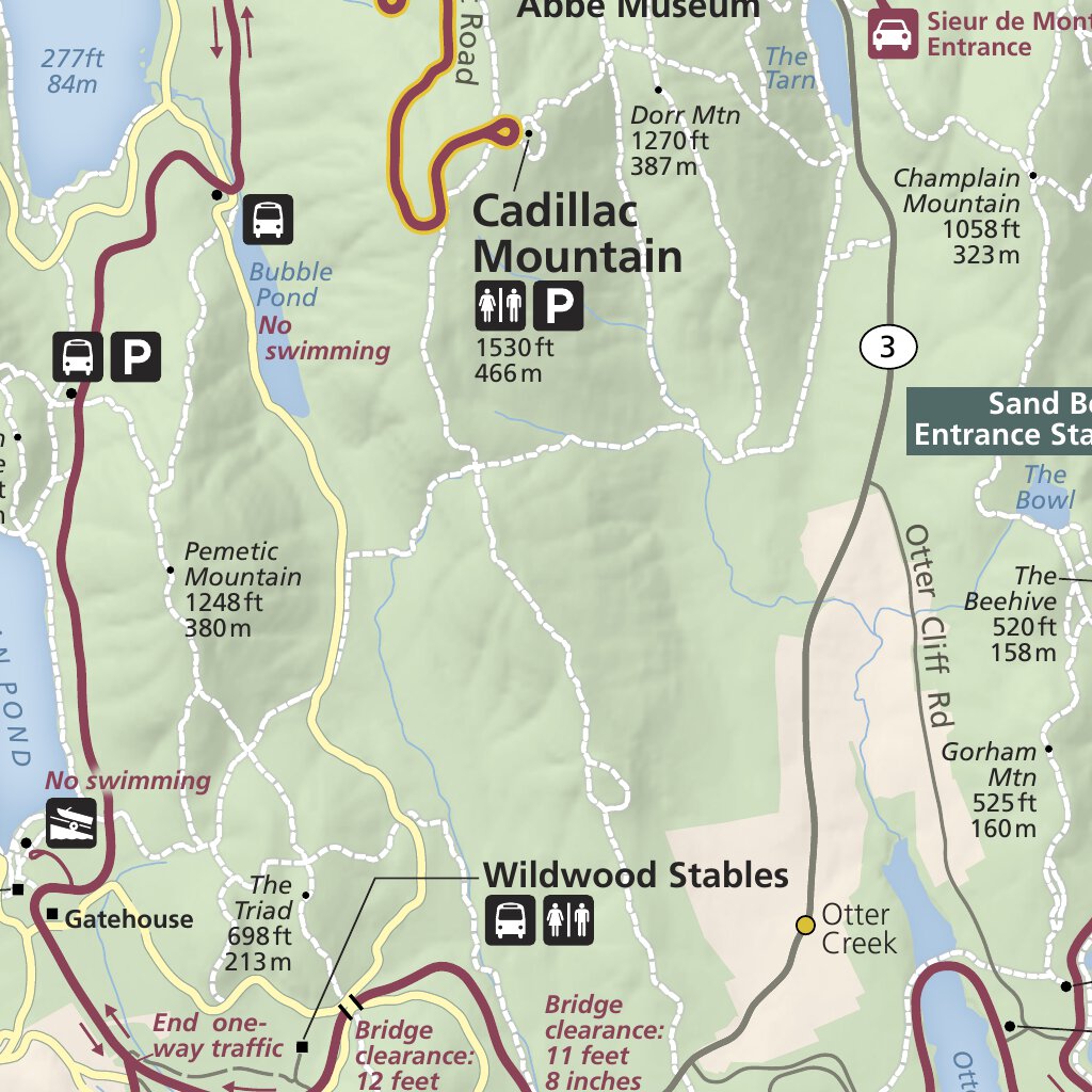 Acadia National Park Map by US National Park Service | Avenza Maps