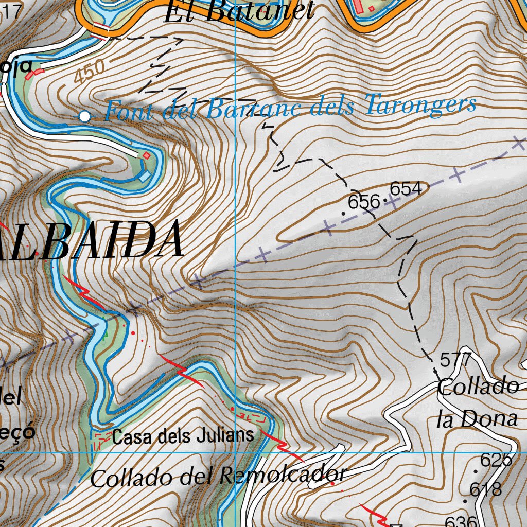 Ontinyent (0820-2) Map by Instituto Geografico Nacional de Espana ...