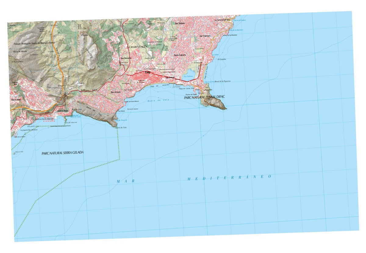 Calpe/Calp (0848-2) Map by Instituto Geografico Nacional de Espana ...