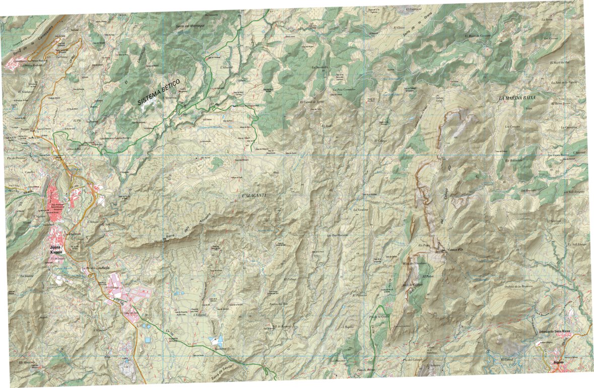 Jijona/Xixona (0847-3) Map by Instituto Geografico Nacional de Espana ...