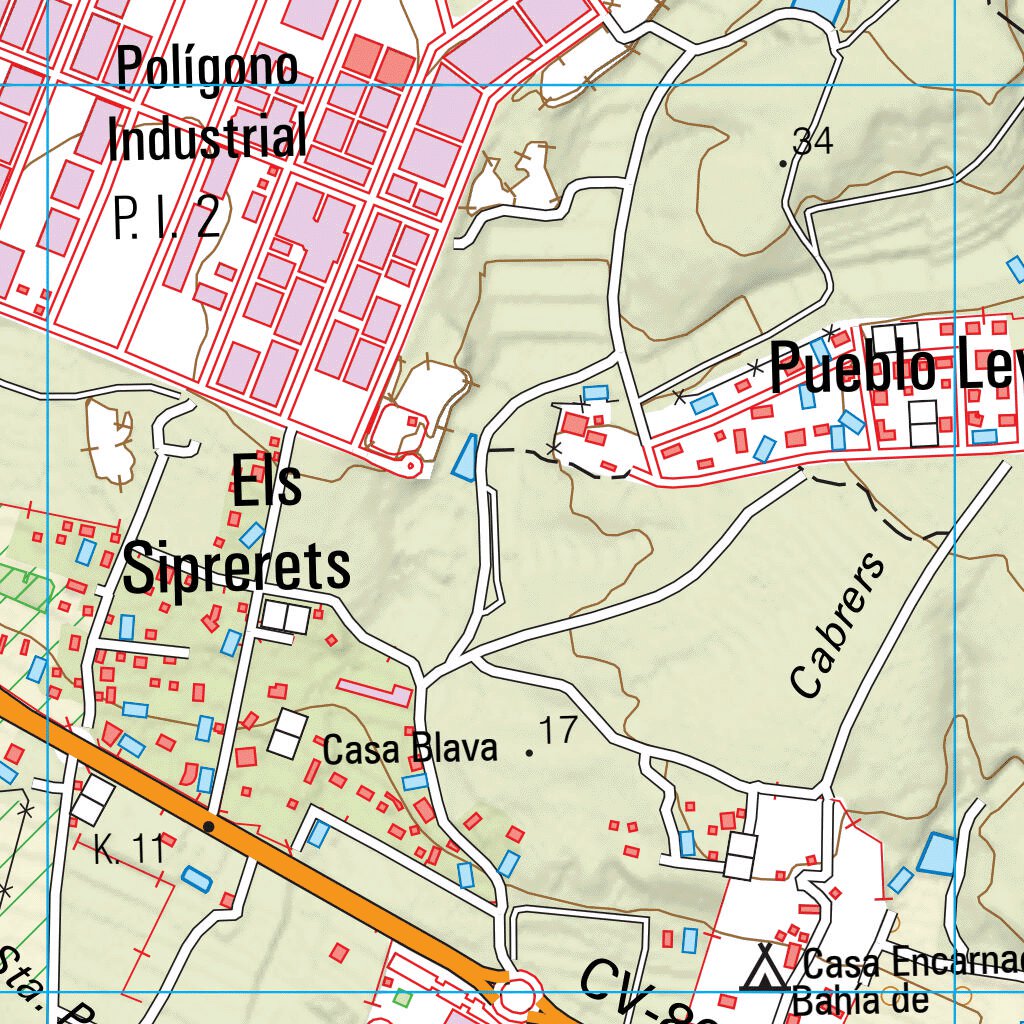 Santa Pola (0893-4) Map by Instituto Geografico Nacional de Espana ...