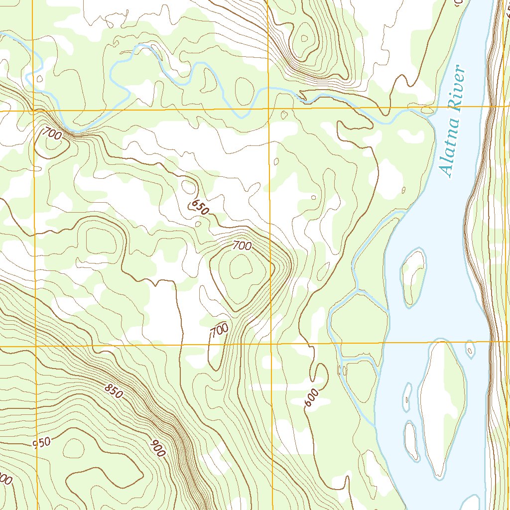Hughes D-2 SE, AK (2016, 25000-Scale) Map by United States Geological ...