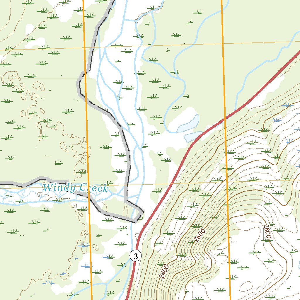 Healy B-4 NW, AK (2019, 25000-Scale) Map by United States Geological ...