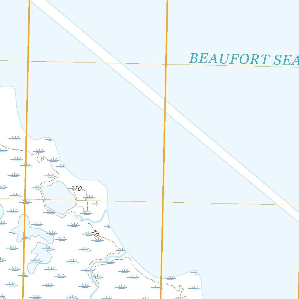 Flaxman Island A-3 NW, AK (2018, 25000-Scale) Map by United States ...