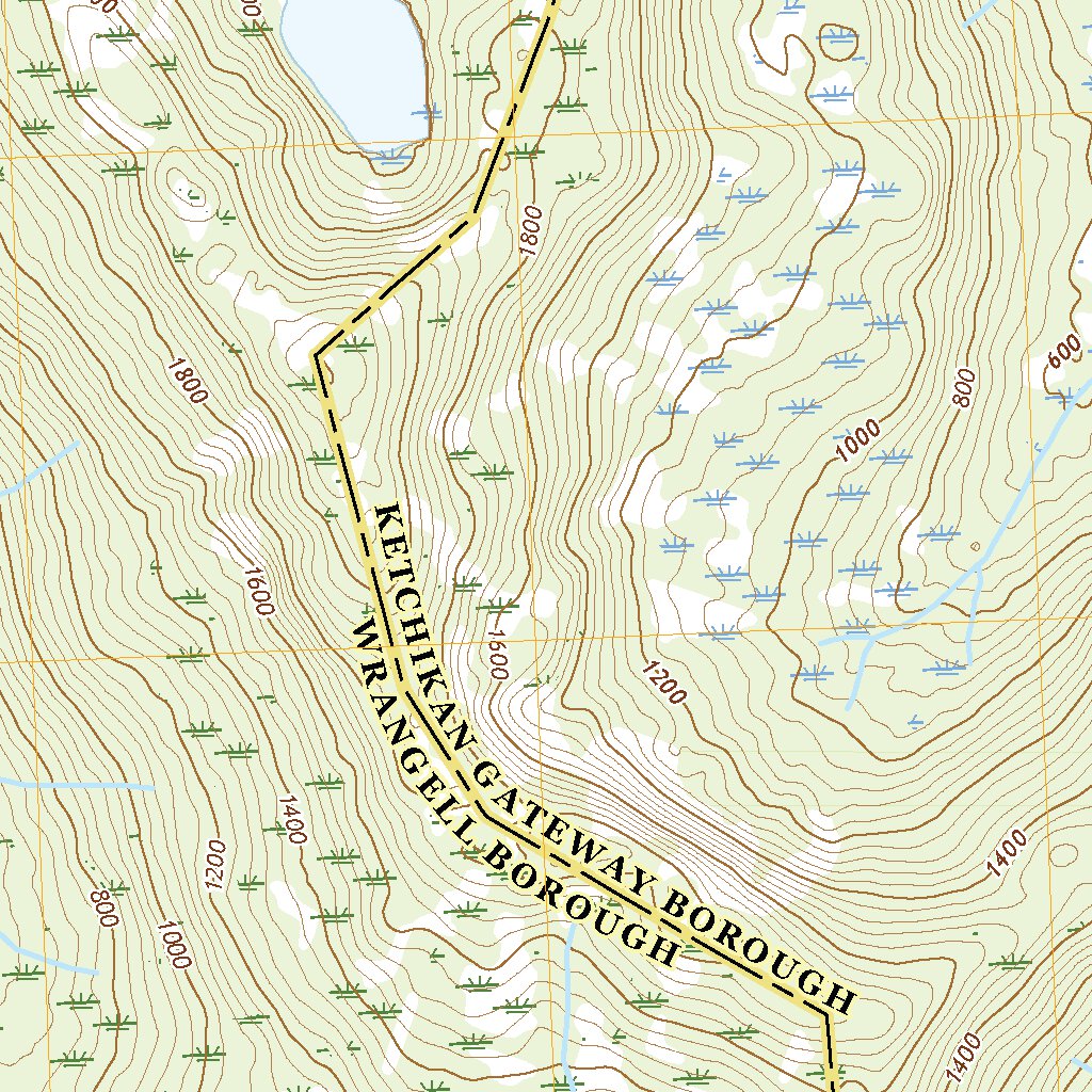 Ketchikan C-6 NW, AK (2017, 25000-Scale) Map by United States ...