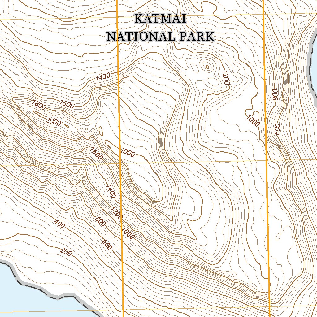 Mount Katmai A-2 SE, AK (2019, 25000-Scale) Map by United States ...