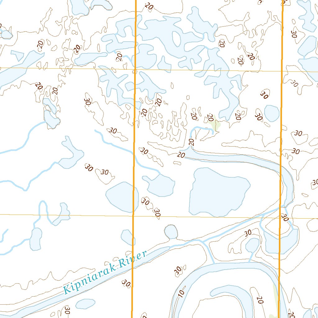 Marshall D-6 NW, AK (2020, 25000-Scale) Map by United States Geological ...