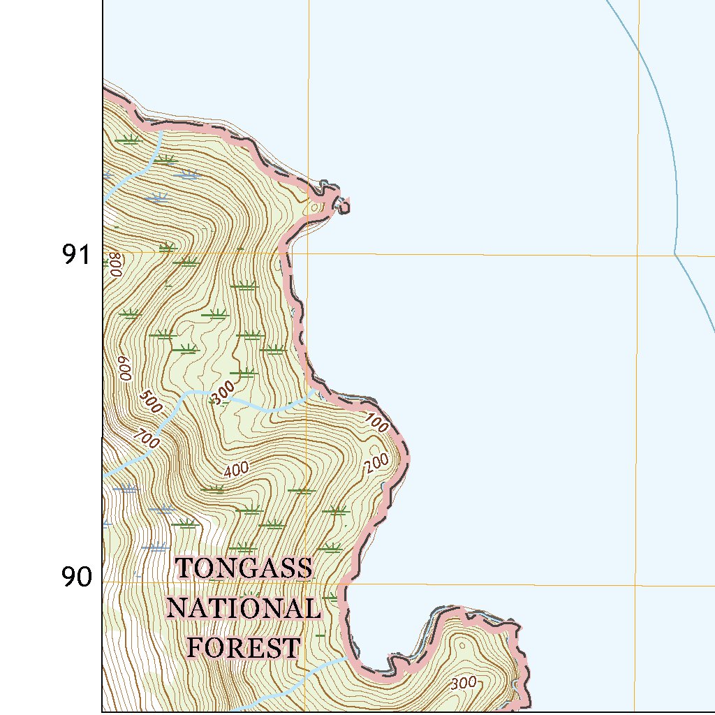 Port Alexander D-2 SW, AK (2017, 25000-Scale) Map by United States ...