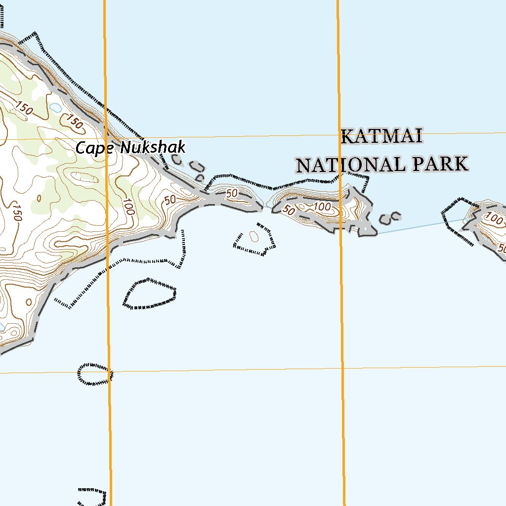 Mount Katmai B-1 OE E NW, AK (2019, 25000-Scale) Map by United States ...