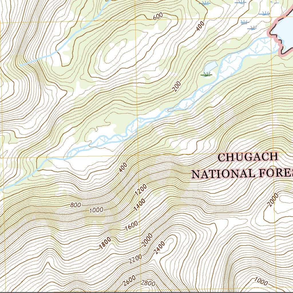Seward C-4 SW, AK (2018, 25000-Scale) Map by United States Geological ...