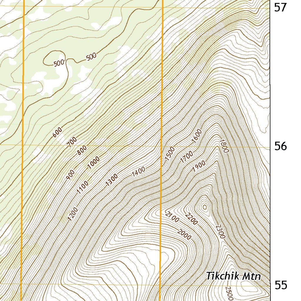Taylor Mountains A-7 SE, AK (2019, 25000-Scale) Map by United States ...