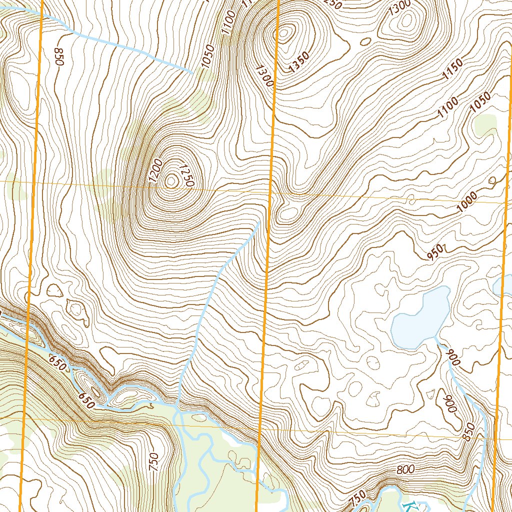 Taylor Mountains B-1 SE, AK (2019, 25000-Scale) Map by United States ...