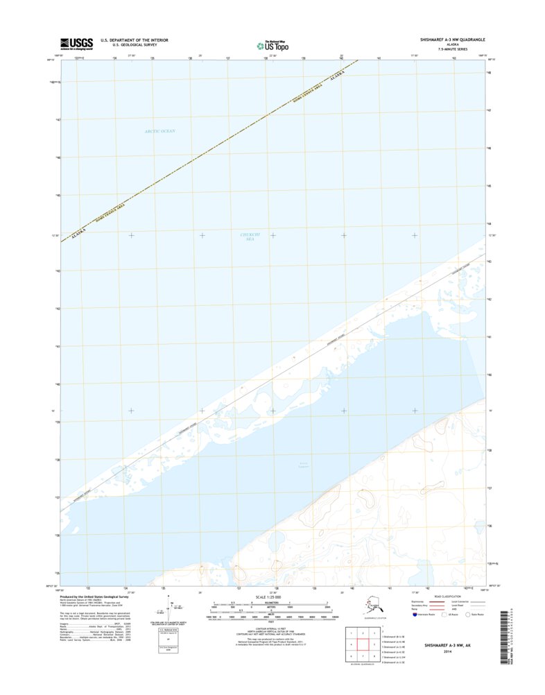 Shishmaref A-3 NW, AK (2014, 25000-Scale) Map by United States ...