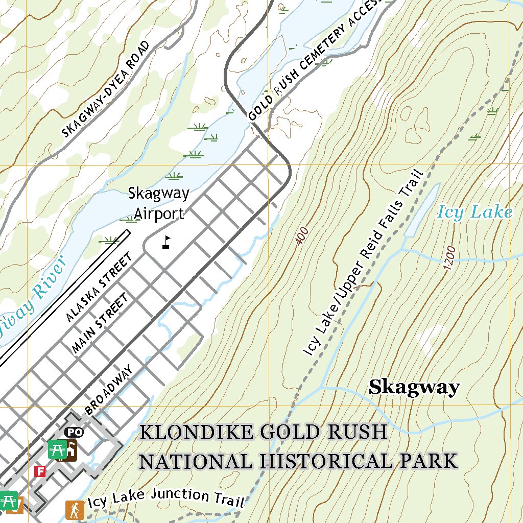 Skagway B-1 NW, AK (2017, 25000-Scale) Map by United States Geological ...