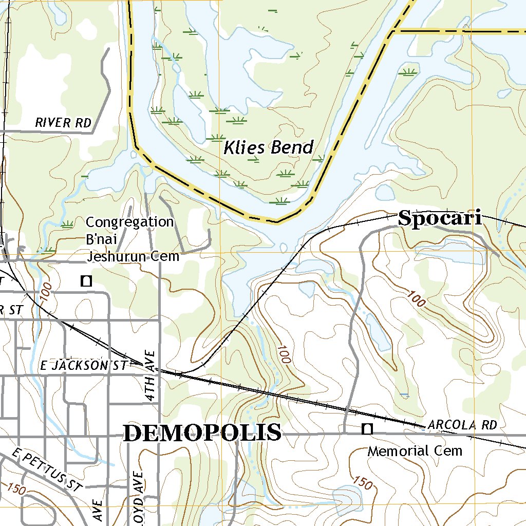 Demopolis, AL (2020, 24000-Scale) Map by United States Geological ...