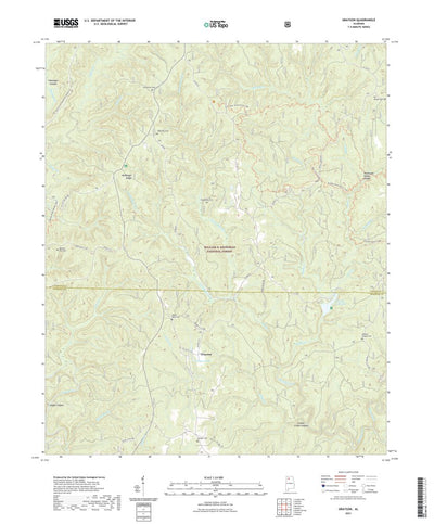 Grayson, AL (2021, 24000-Scale) Map by United States Geological Survey ...