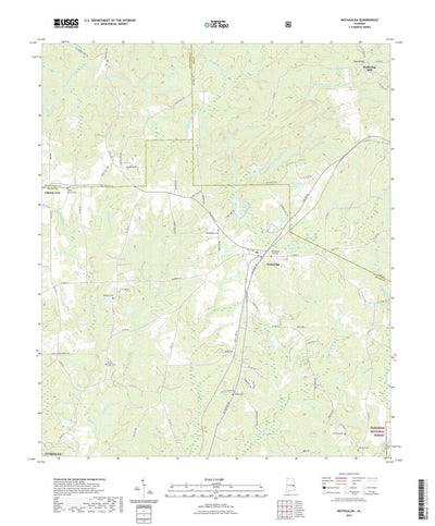 Notasulga, AL (2021, 24000-Scale) Map by United States Geological ...