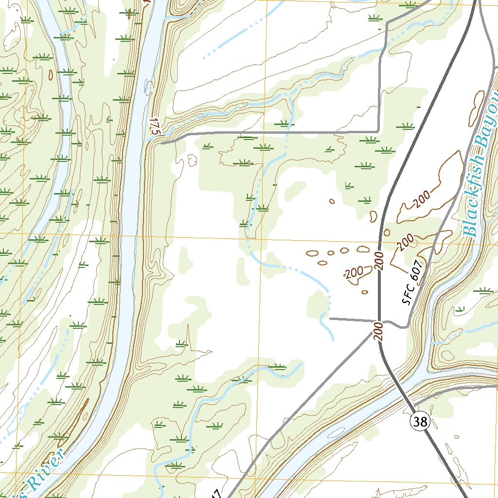 Mud Lake, AR (2020, 24000-Scale) Map by United States Geological Survey ...