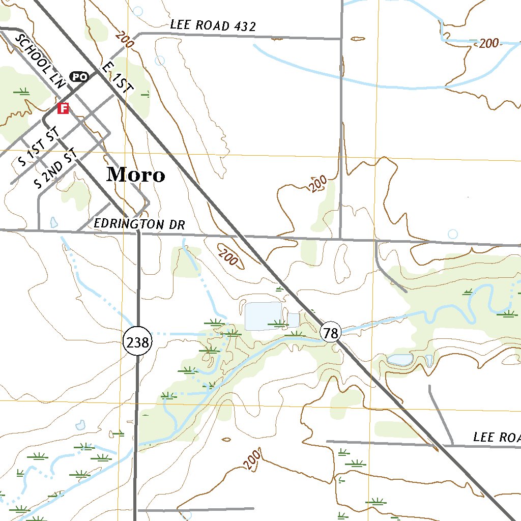Moro, AR (2020, 24000-Scale) Map by United States Geological Survey ...