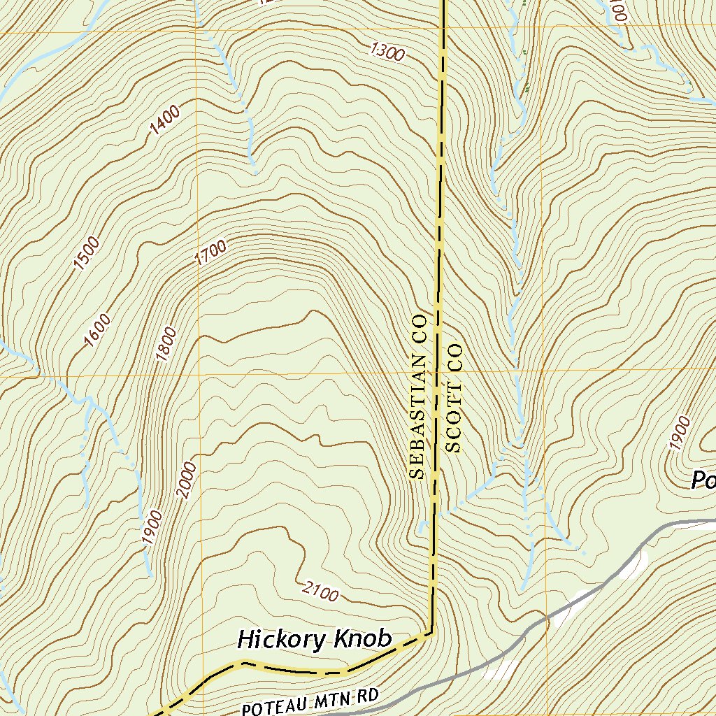 Hon, AR (2020, 24000-Scale) Map by United States Geological Survey ...