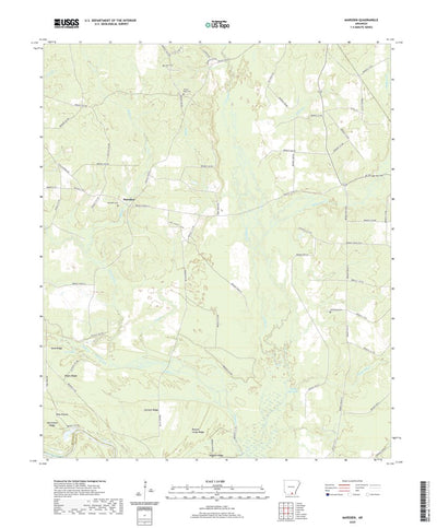 Marsden, AR (2020, 24000-Scale) Map by United States Geological Survey ...