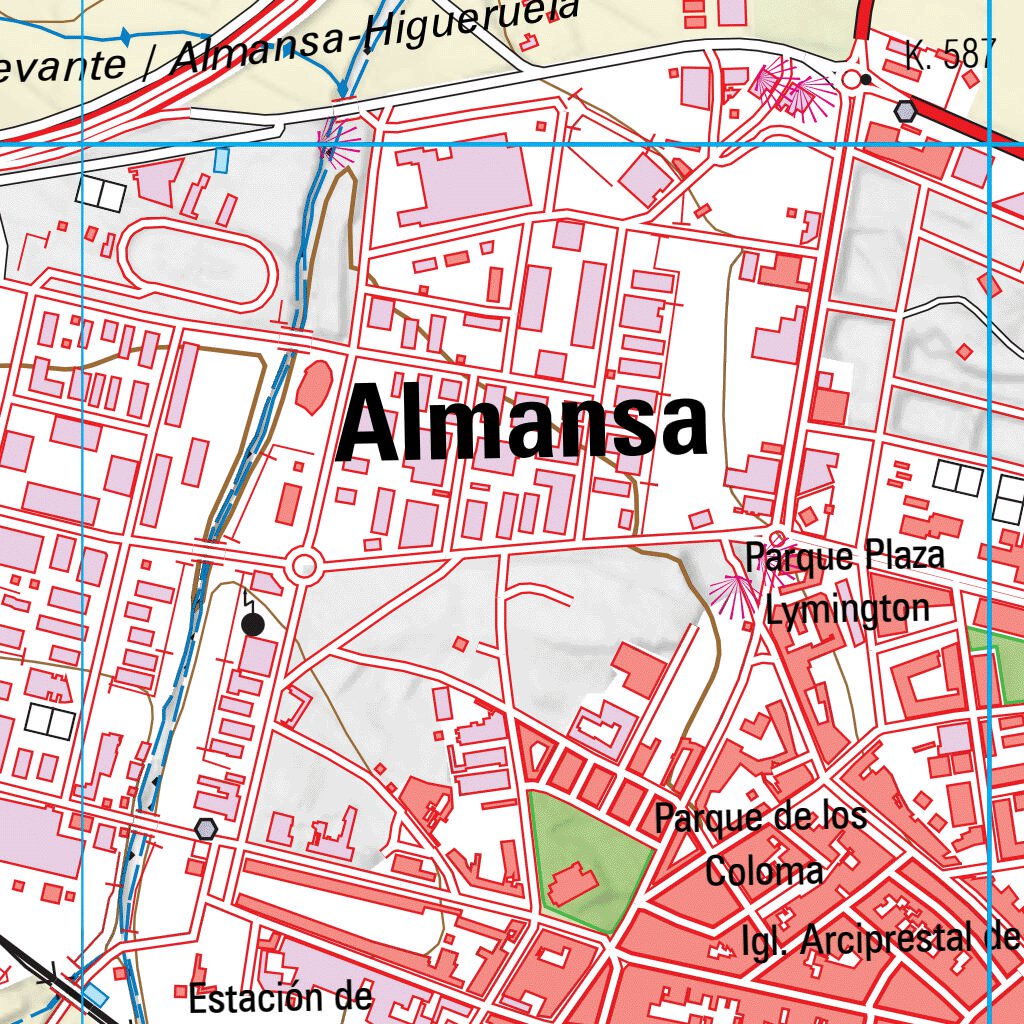 Almansa (0793-3) Map by Instituto Geografico Nacional de Espana ...