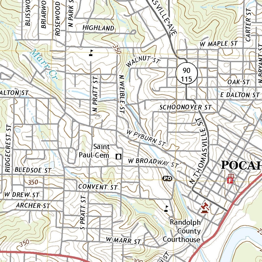 Pocahontas, AR (2020, 24000-Scale) Map by United States Geological ...