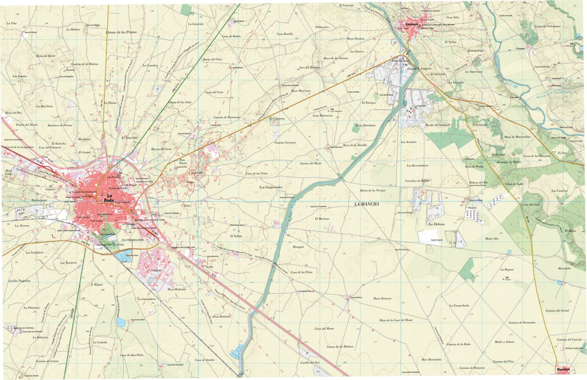 La Roda (0742-3) Map by Instituto Geografico Nacional de Espana ...