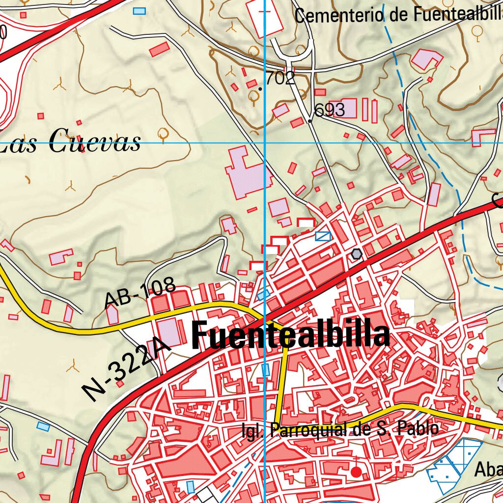 Fuentealbilla (0743-2) Map by Instituto Geografico Nacional de Espana ...