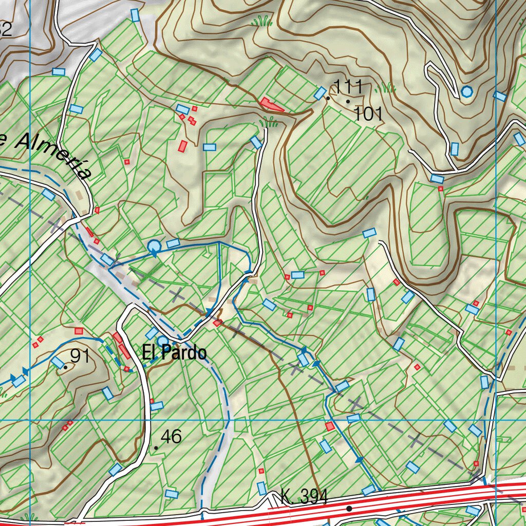 Dalías (1057-2) Map by Instituto Geografico Nacional de Espana | Avenza ...